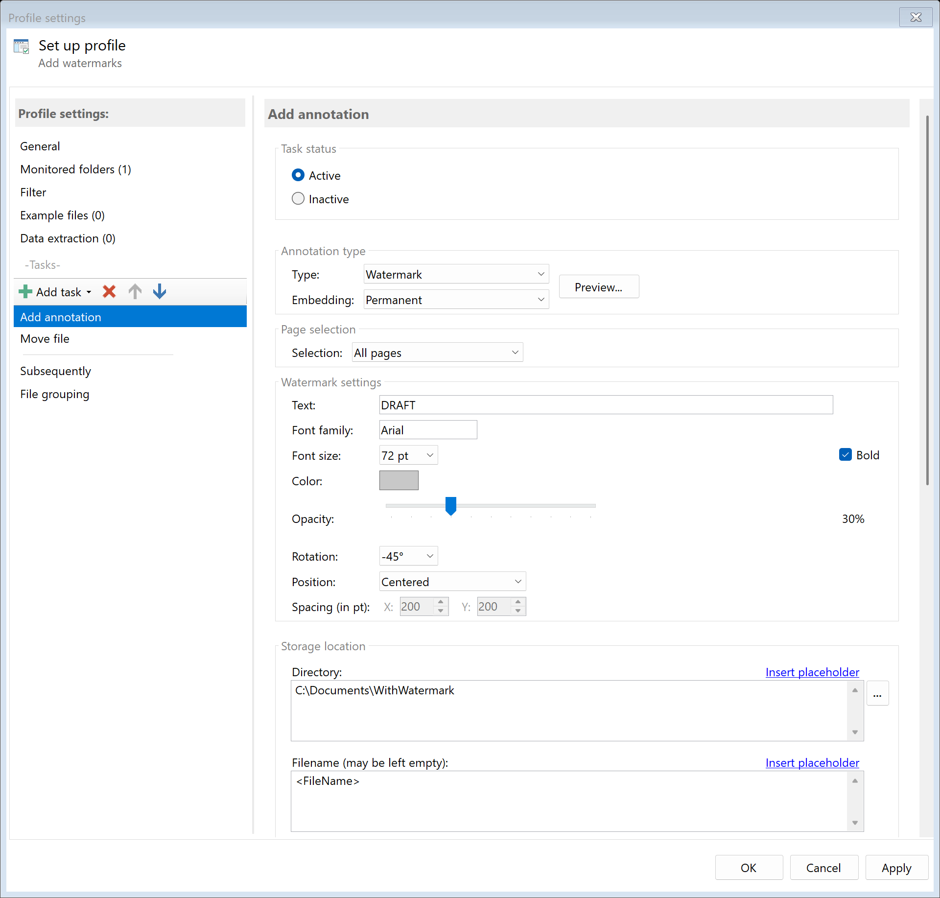 Tutorial - Add watermarks to documents